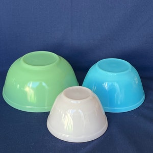 Mosser Mixing Bowls 3 Piece Set of Farmhouse Nesting Bowls Jadeite ...