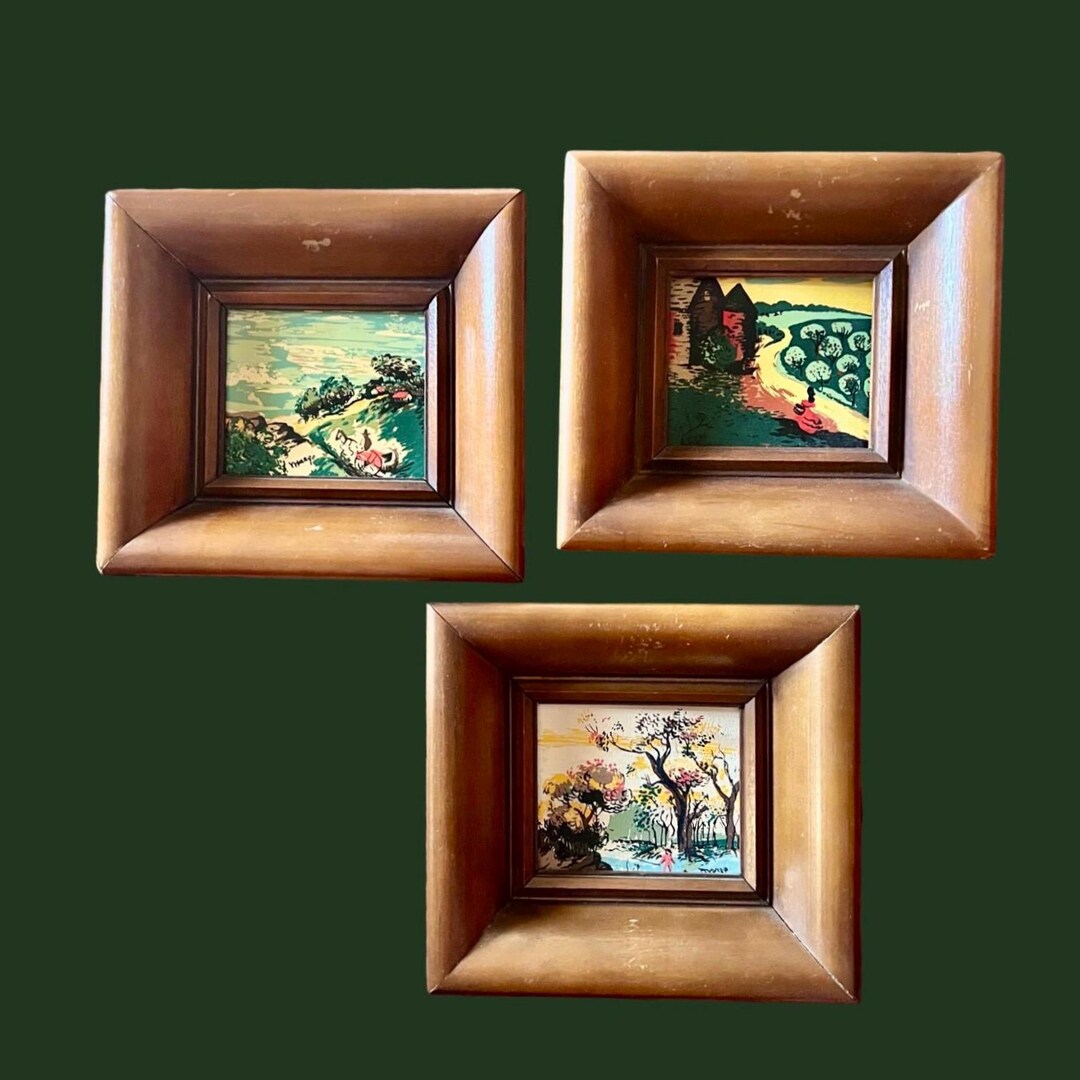 Set of 3 Framed MCM “sophisticated Provincials” Prints by Margo ...
