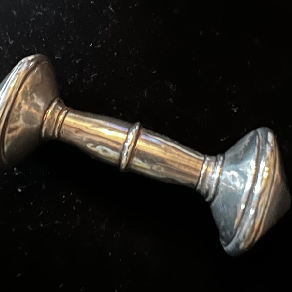 Silver Baby Rattle - Etsy