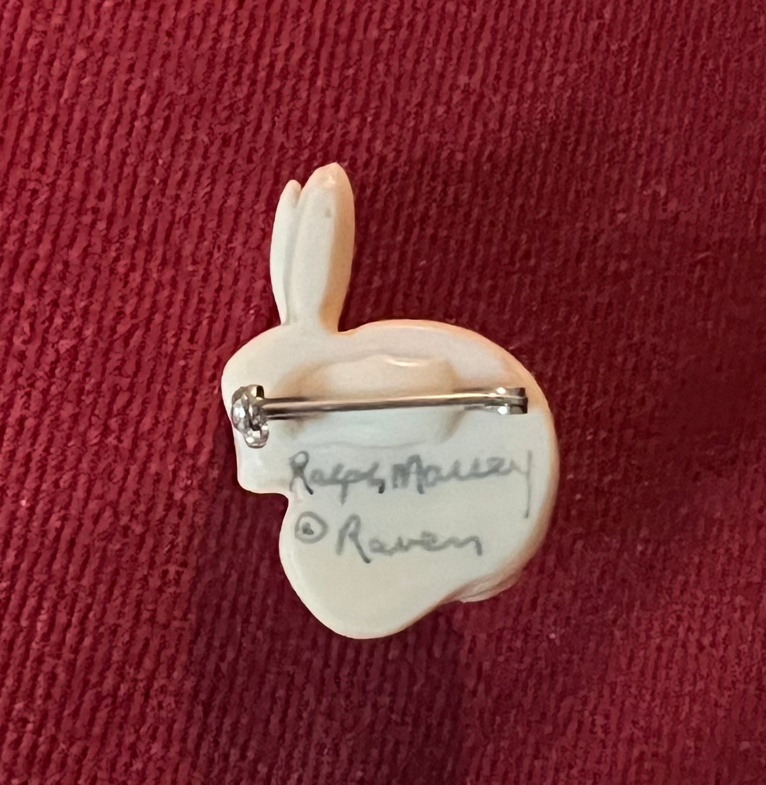 Vintage Jack Rabbit Pin Signed by Ralph Massey 1984 - Etsy