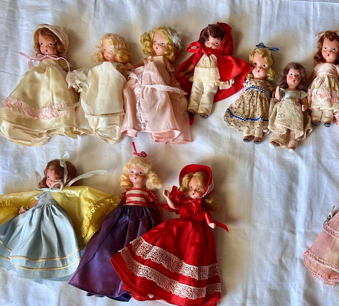 Vintage 1940s Nancy Ann Storybook Doll Lot of 11 Plus Parts. - Etsy