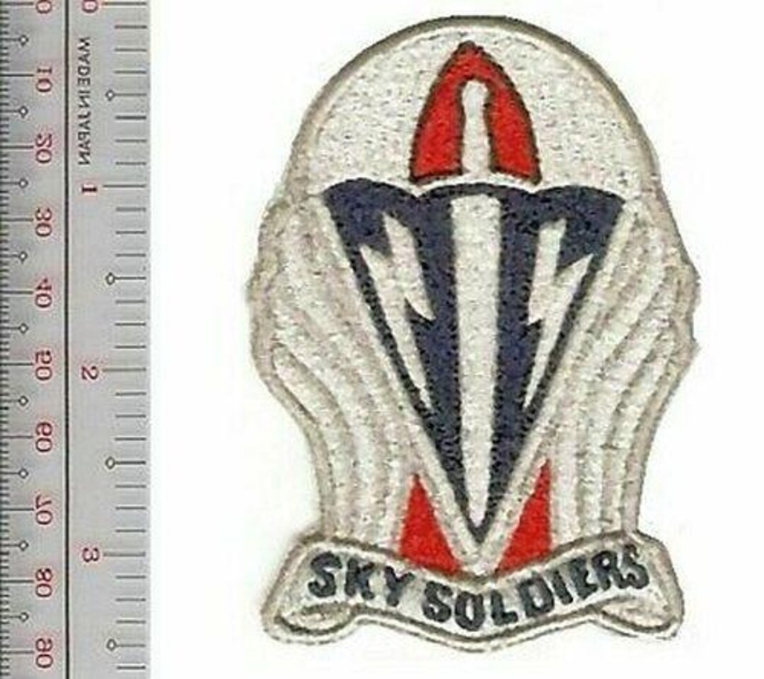 US Army 173rd Airborne Infantry Brigade Sky Soldiers Unit Crest Patch ...