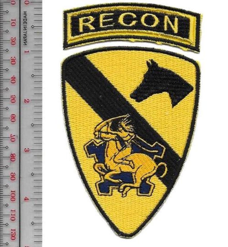 1st Air Cavalry Division US Army Vietnam RECON 9th Cavalry Regiment 1st ...