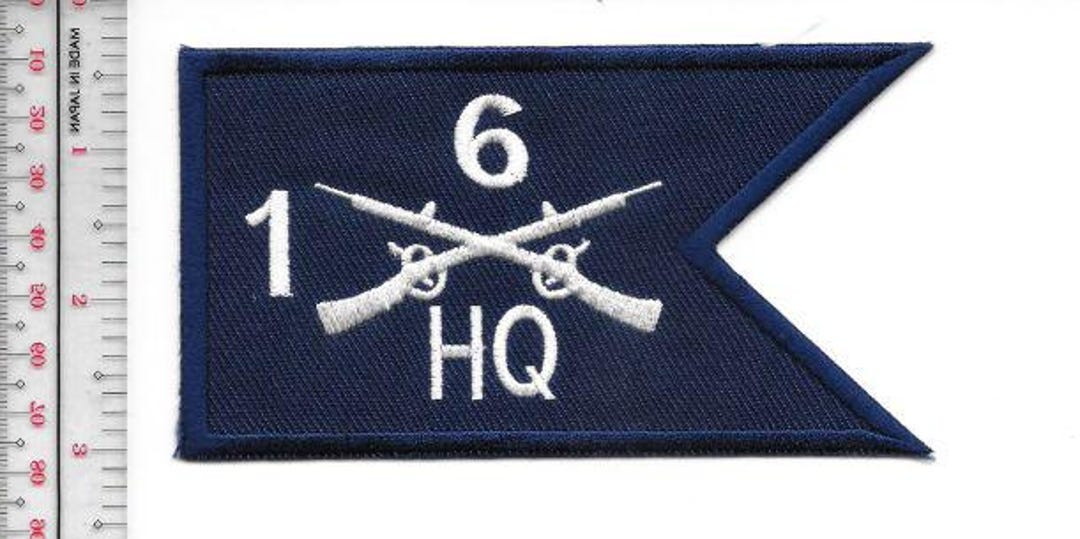 US Army 1st Infantry Division 6th Cavalry Regiment HQ Company Guidon ...