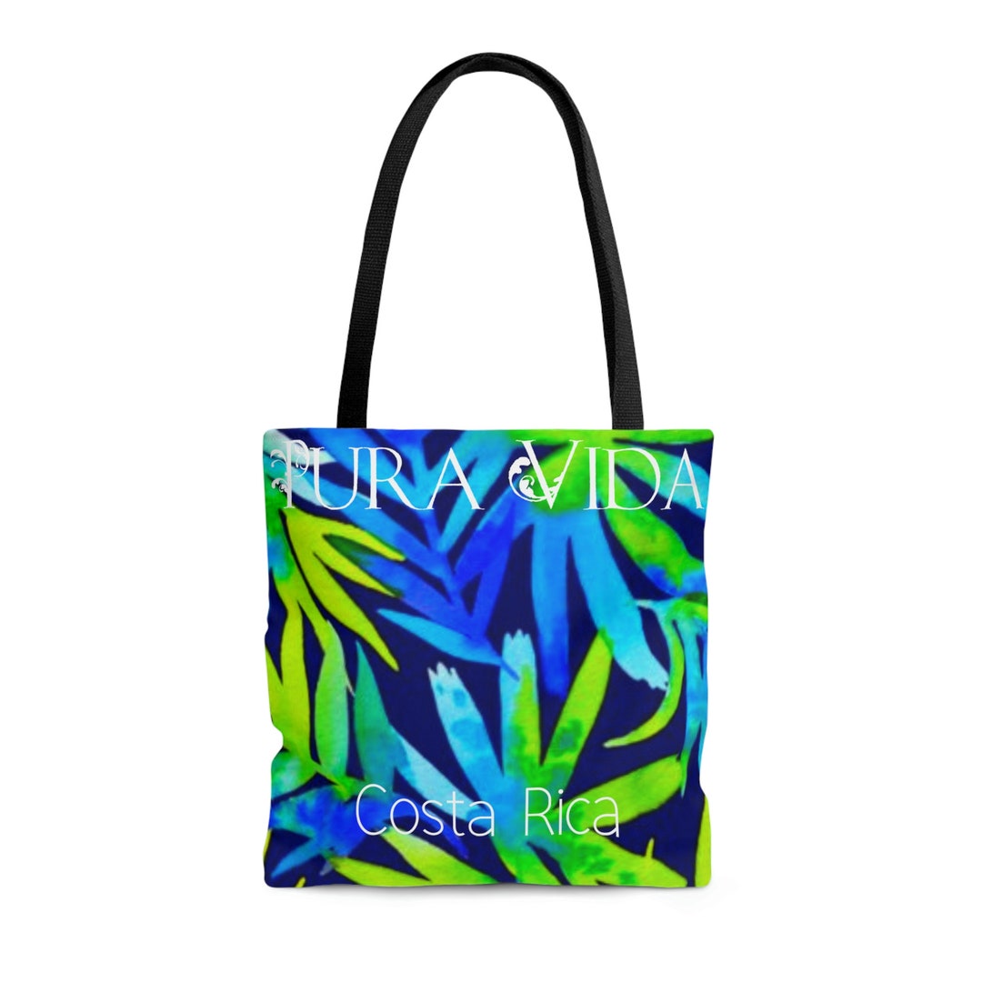 Costa Rica JUNGLE PRINT Tote Bag Beach Bag Canvas Bag - Etsy