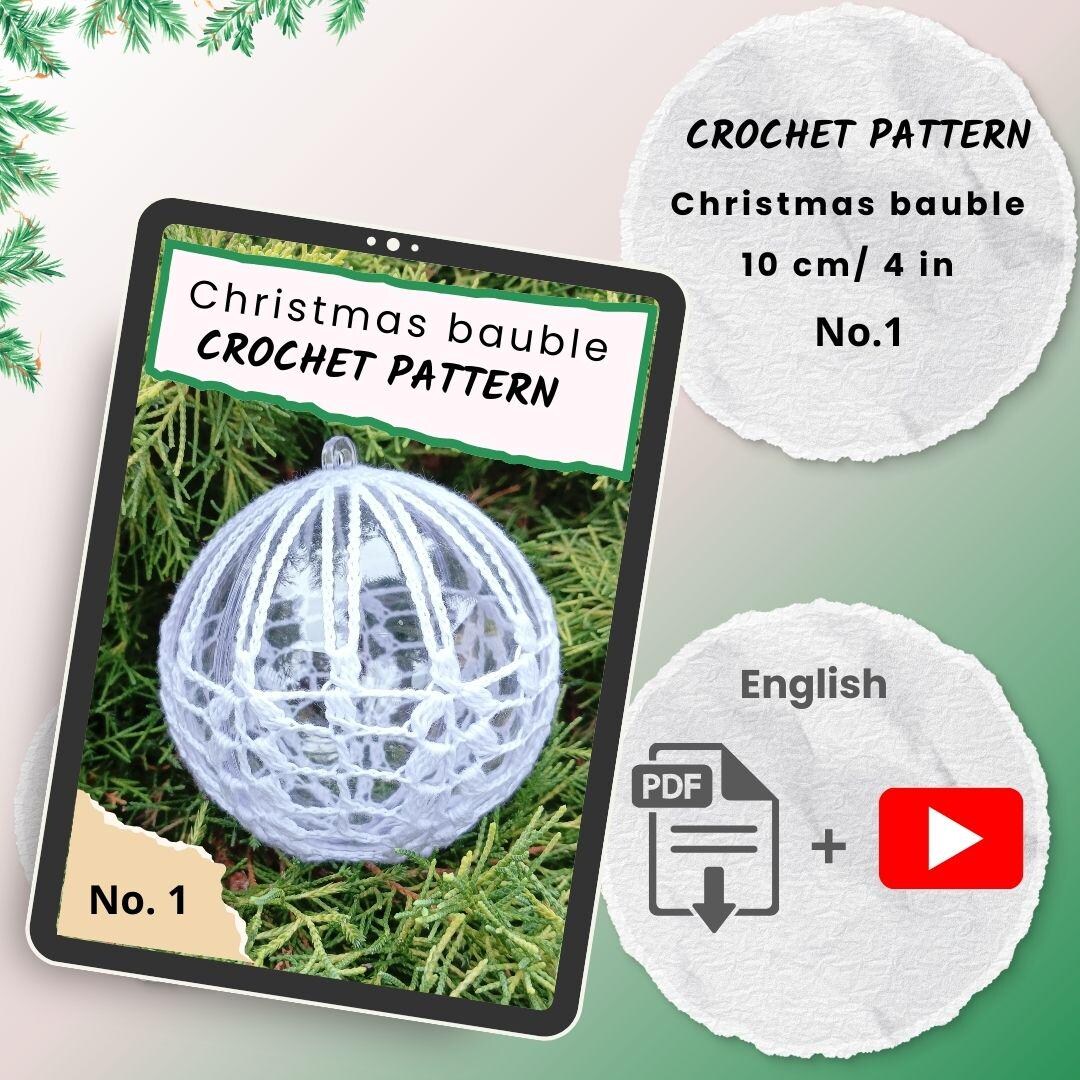 Pattern for a Crochet Christmas Decoration – Twigs and Leaves Motif ...