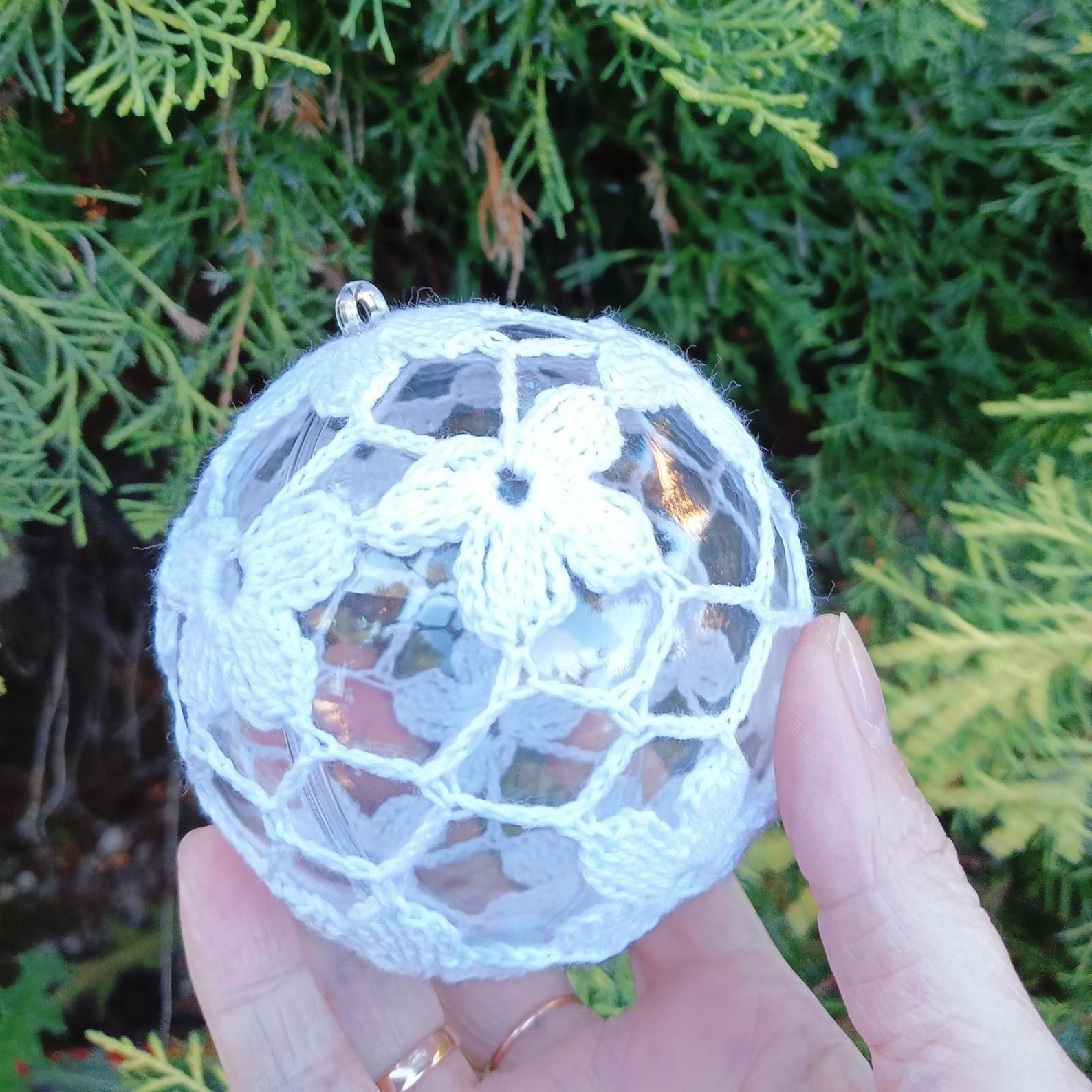 Crochet Christmas Bauble Pattern 8cm Ornament PDF & Video Tutorial ...