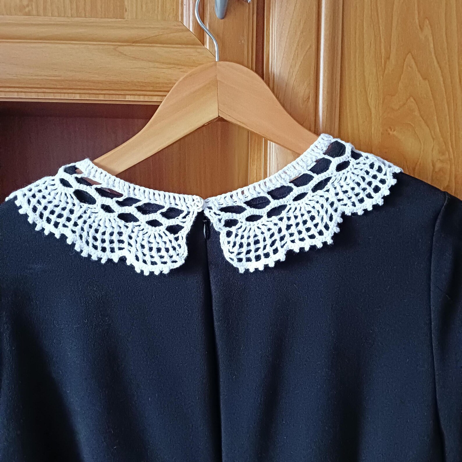 3D Crochet Collar Pattern: Reversible Two-piece Design (PDF Tutorial ...