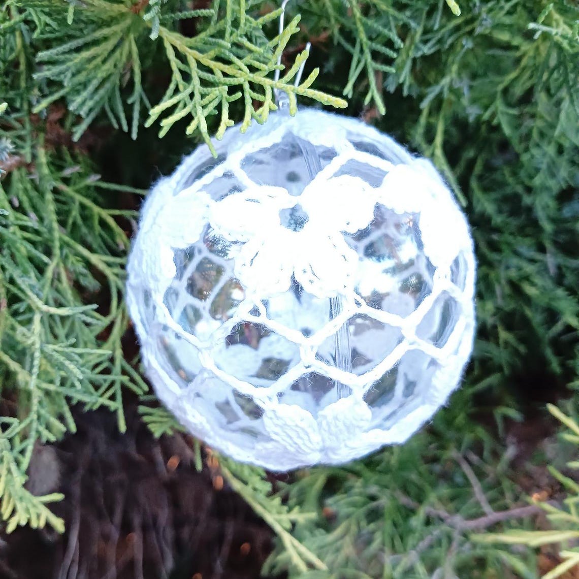 Crochet Christmas Bauble Pattern 8cm Ornament PDF & Video Tutorial ...