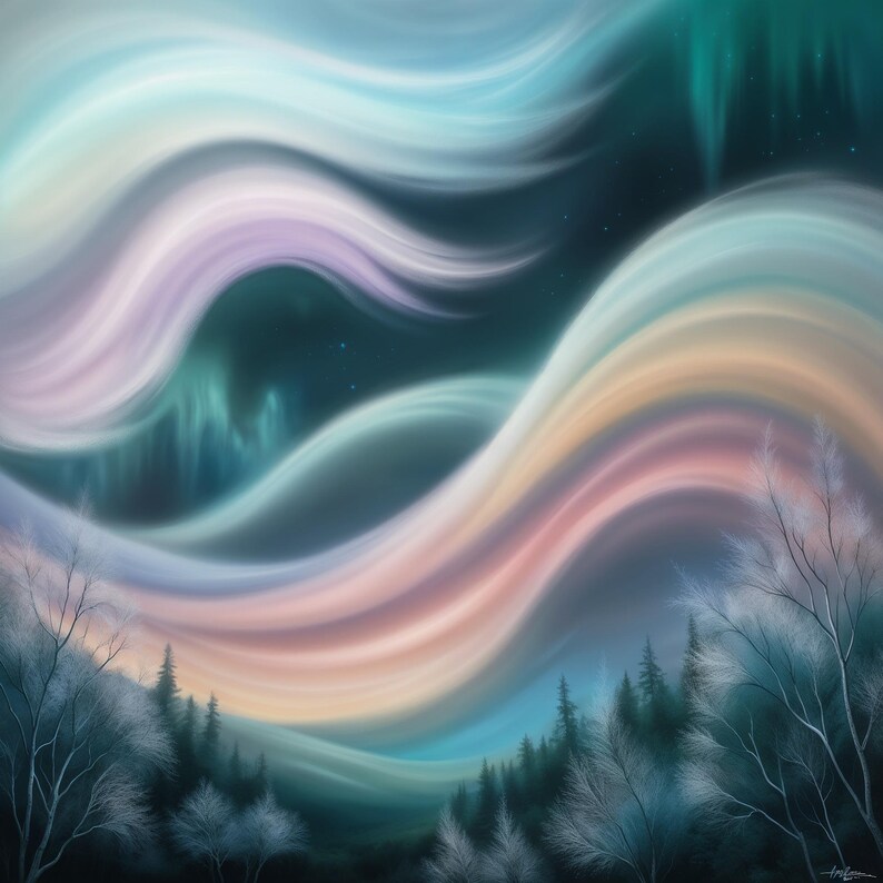 Aurora Themed Wallpaper. Clean, Elegant and Minimalist Wallpaper ...