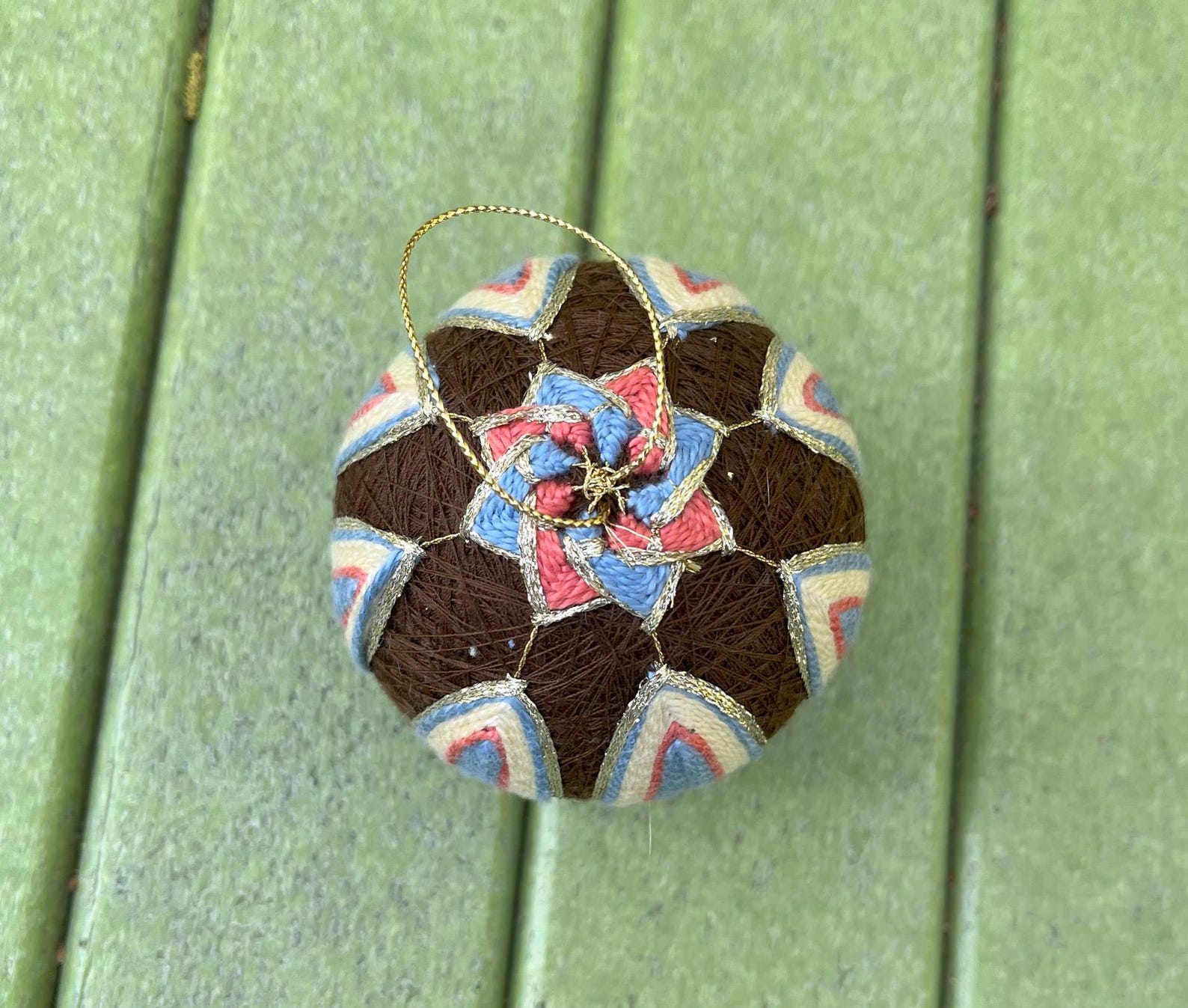 Mini/egg Assorted Christmas Temari Balls Purple Blue White Green ...