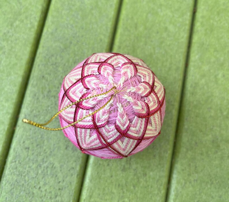 Mini/egg Assorted Christmas Temari Balls Purple Blue White Green ...