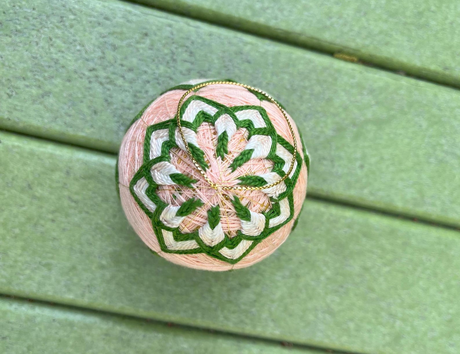 Mini/egg Assorted Christmas Temari Balls Purple Blue White Green ...