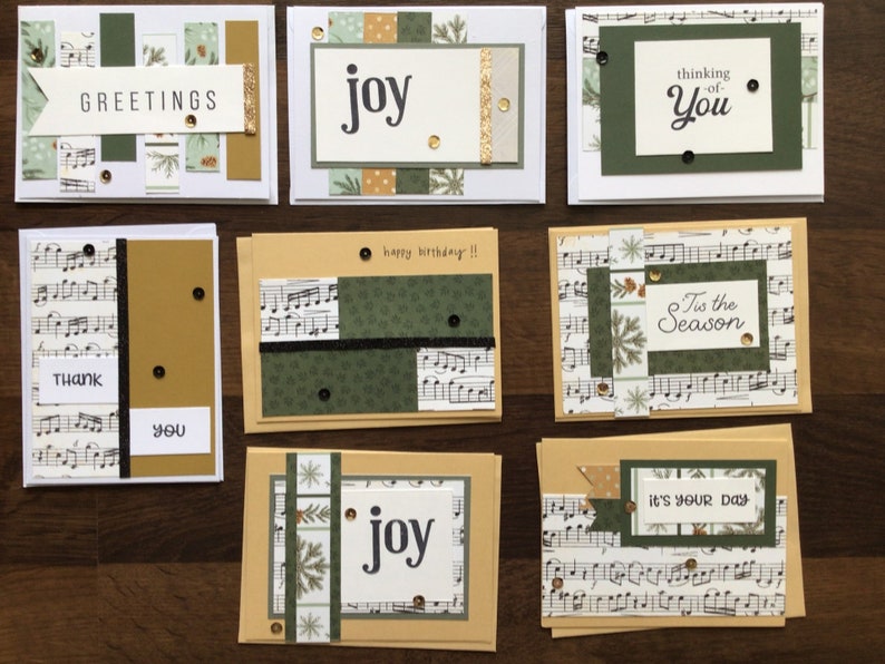 Evergreen COMPLETED Cards - Etsy