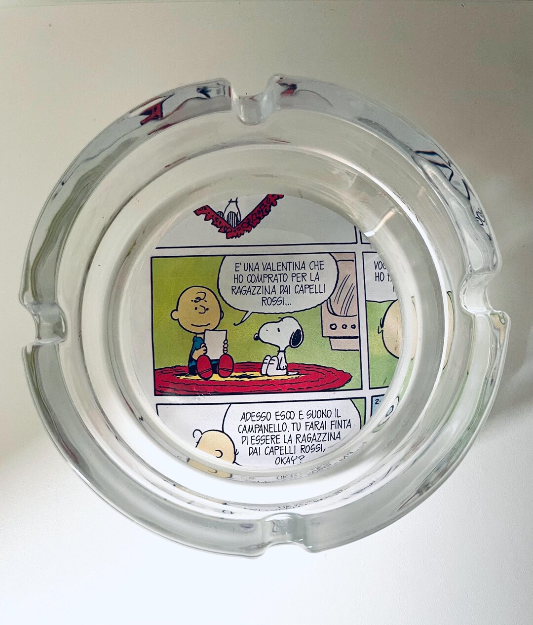 Peanuts Ashtray With Charlie Brown and Snoopy. Unique Collectible Piece ...