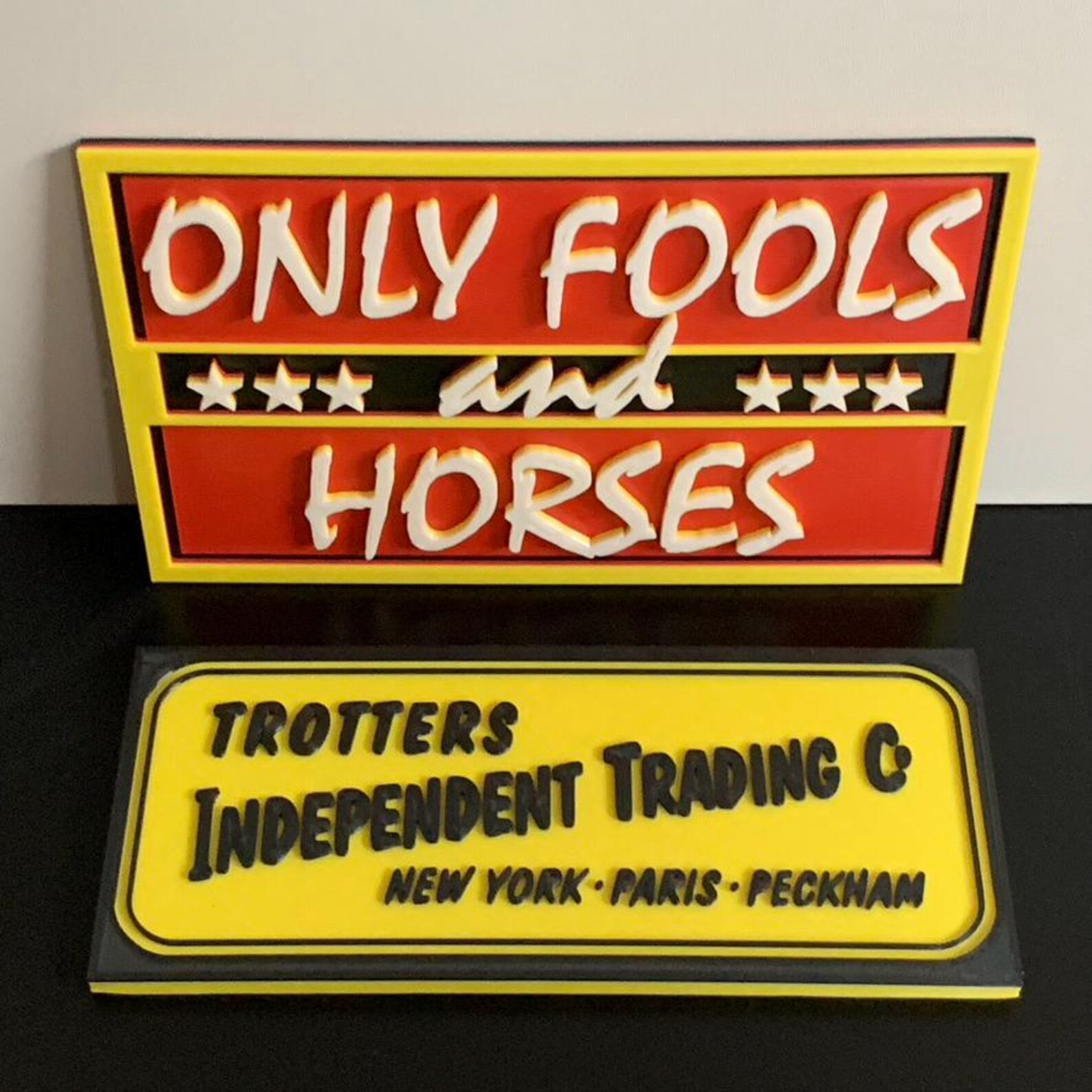 Only Fools Horses Trotters Style Plaque Ideal Autistic Autism ADHD ...