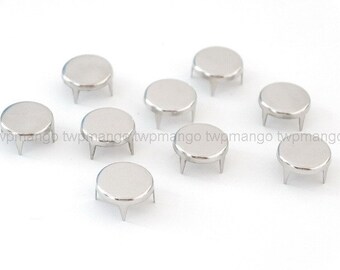 Round metal studs | Etsy