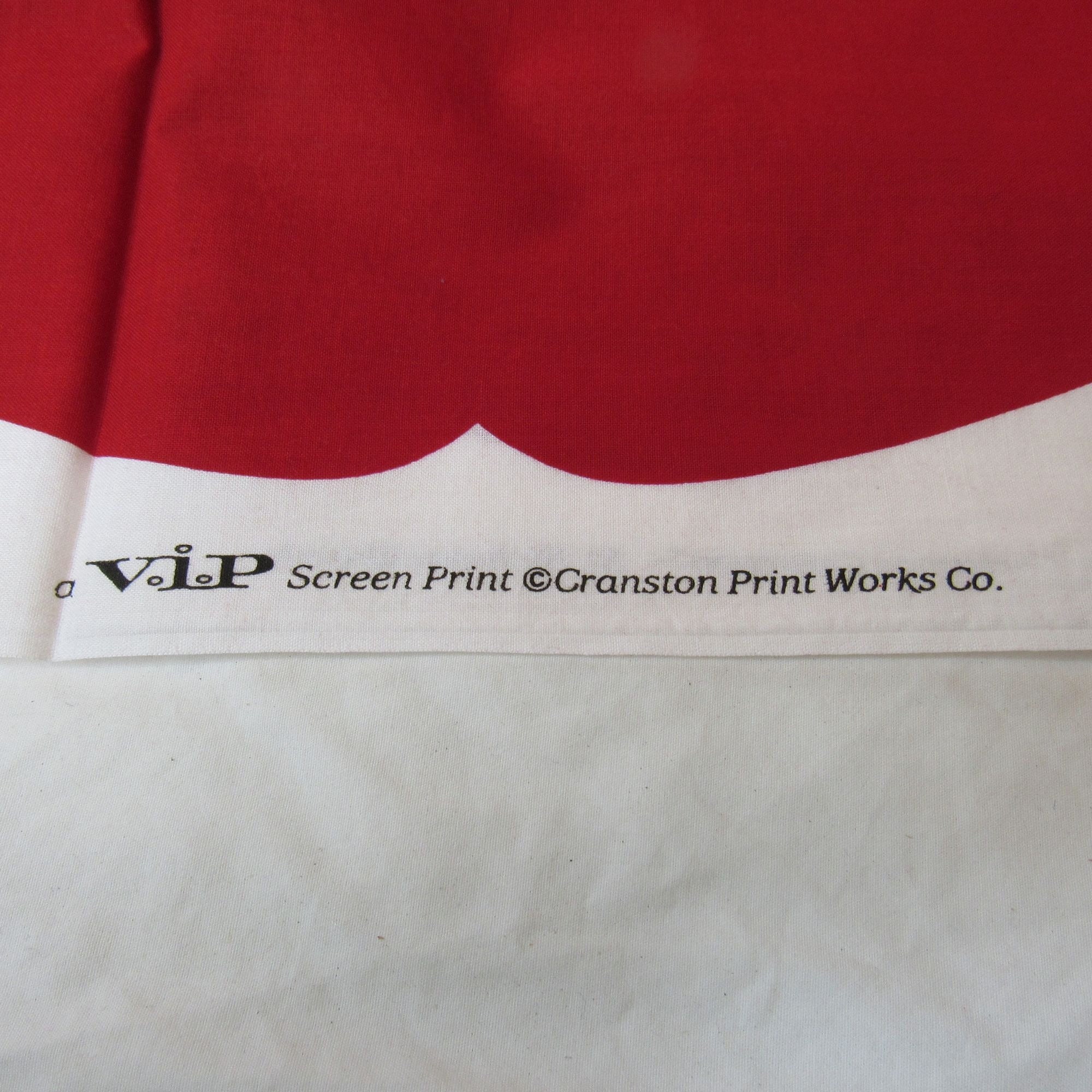 Cranston Print Works Cut and Sew Santa Wreath St. Nicholas and Reindeer ...