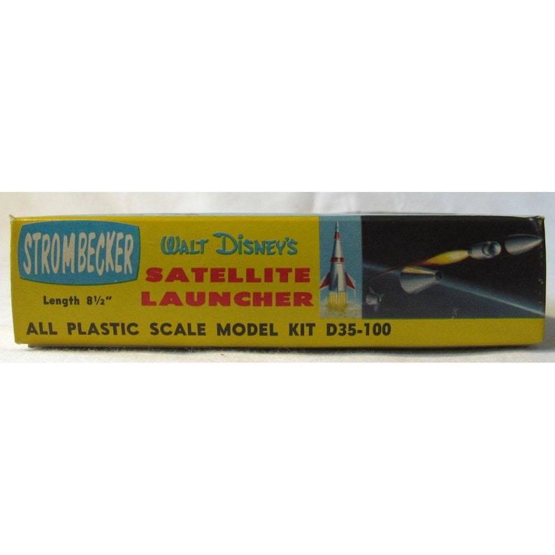 Vintage 50s Walt Disneys Satellite Launcher by Strombecker Model Kit ...