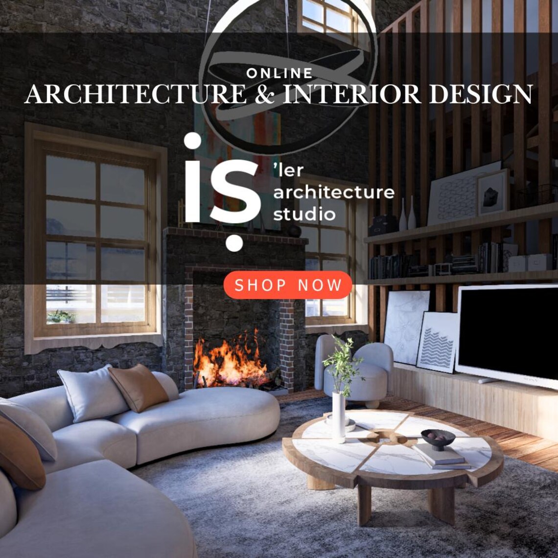 Custom Interior Living Room Design, Online Virtual Architecture ...