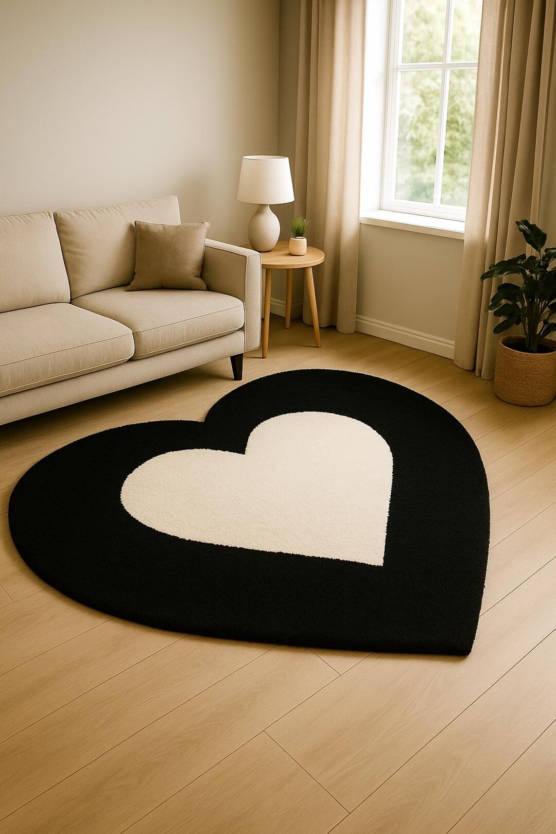 Modern Heart Shape Hand Tufted Carpet & Rugs - Etsy