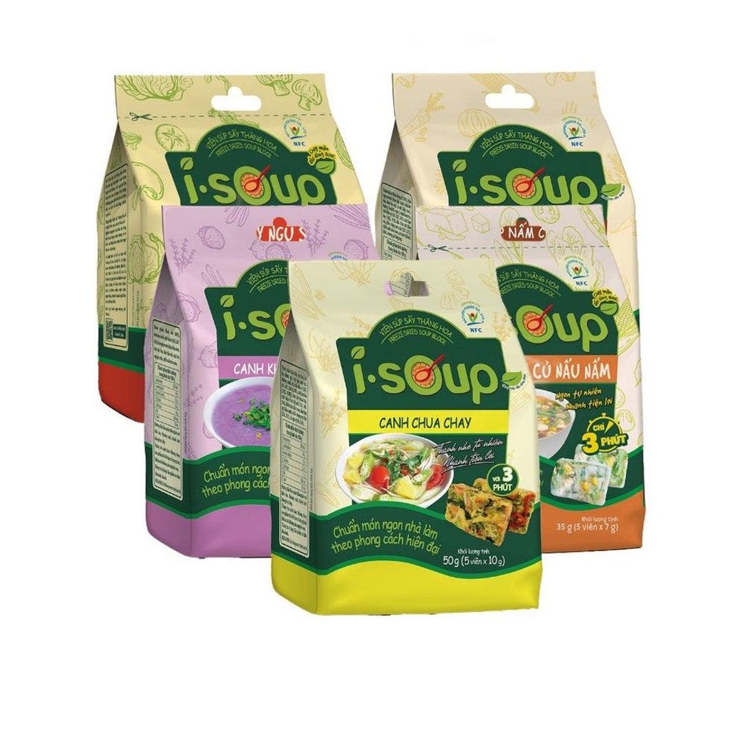 Viên Súp Sấy Thăng Hoa | Freeze Dried Soup Block | Instant Soup Mixes ...