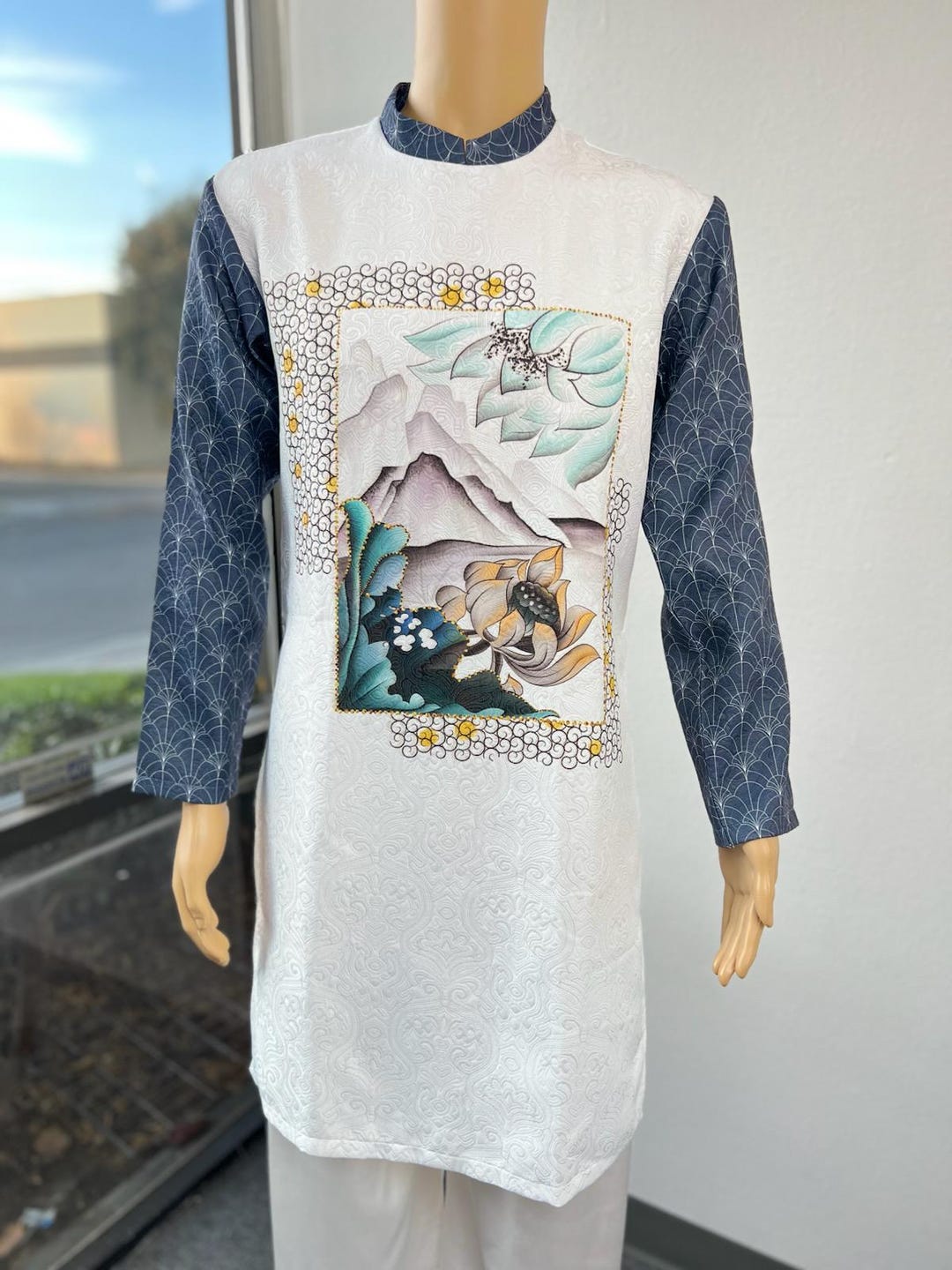 Ao Dai for Men, Co Phuc for Men, Pre-made Ao Dai, Ao Dai Plus Size, Men ...
