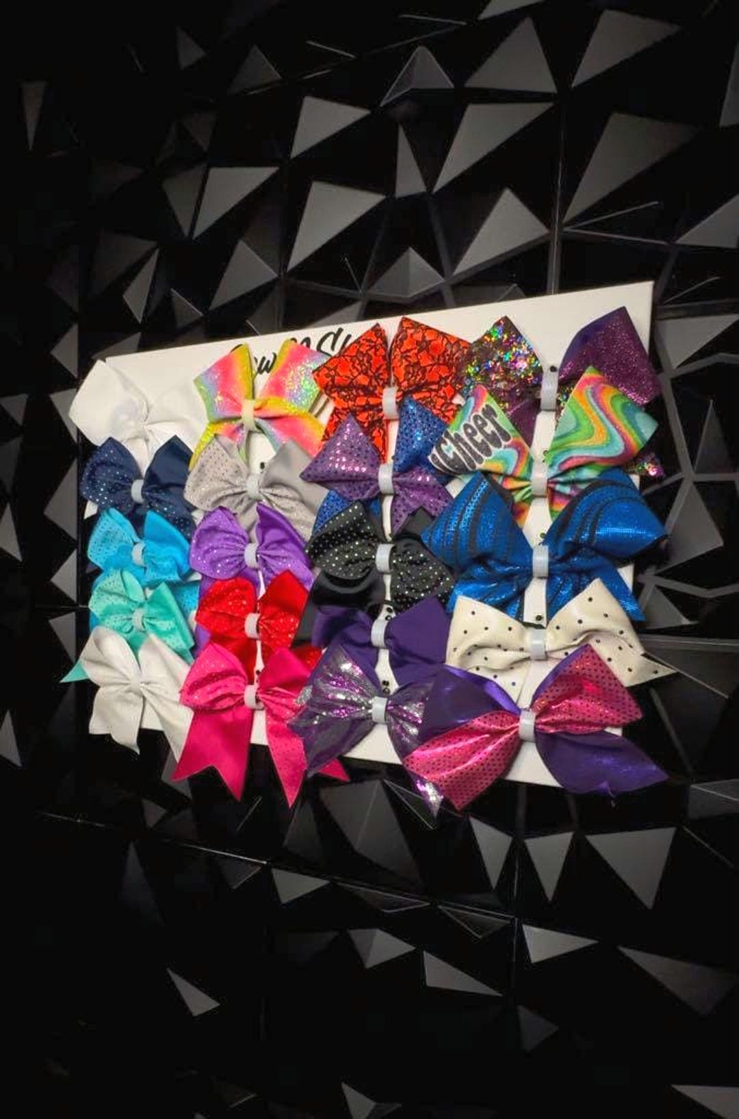 Cheer Bow Holder, Bow Storage, Cheer Bow Display, Cheerleader Gift ...