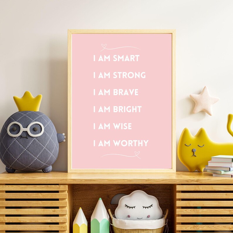 Printable Affirmation Wall Art Motivational Art Inspirational Digital ...