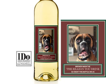 Dog Photo Label - Etsy