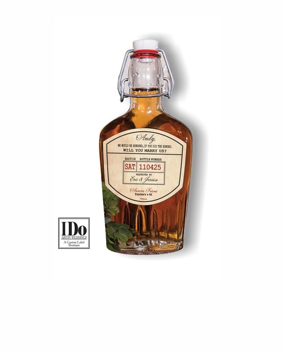 Officiant Flask with Labels Liquor Flask Hinged Flask 500ml 17oz Bottle ...