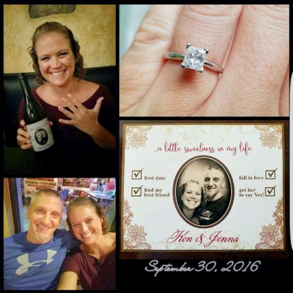 Wedding Proposal Label - Champagne or Wine Labels - Will you be my Wife ...