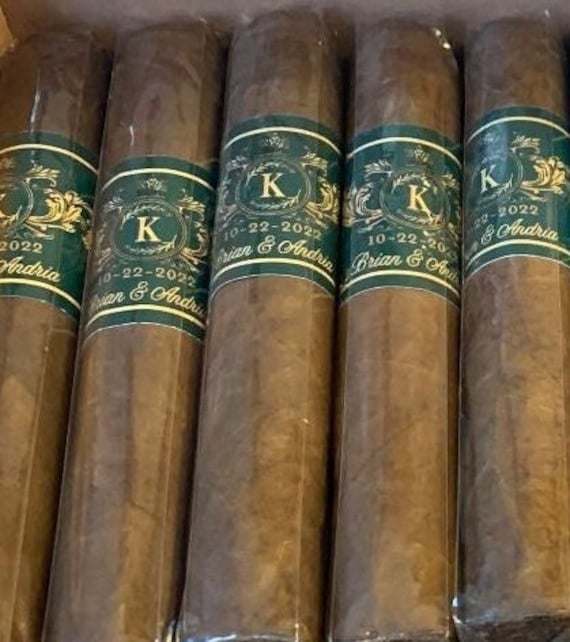 Wedding Cigar Bands - Custom Printed for you - Cigar Labels for Wedding ...
