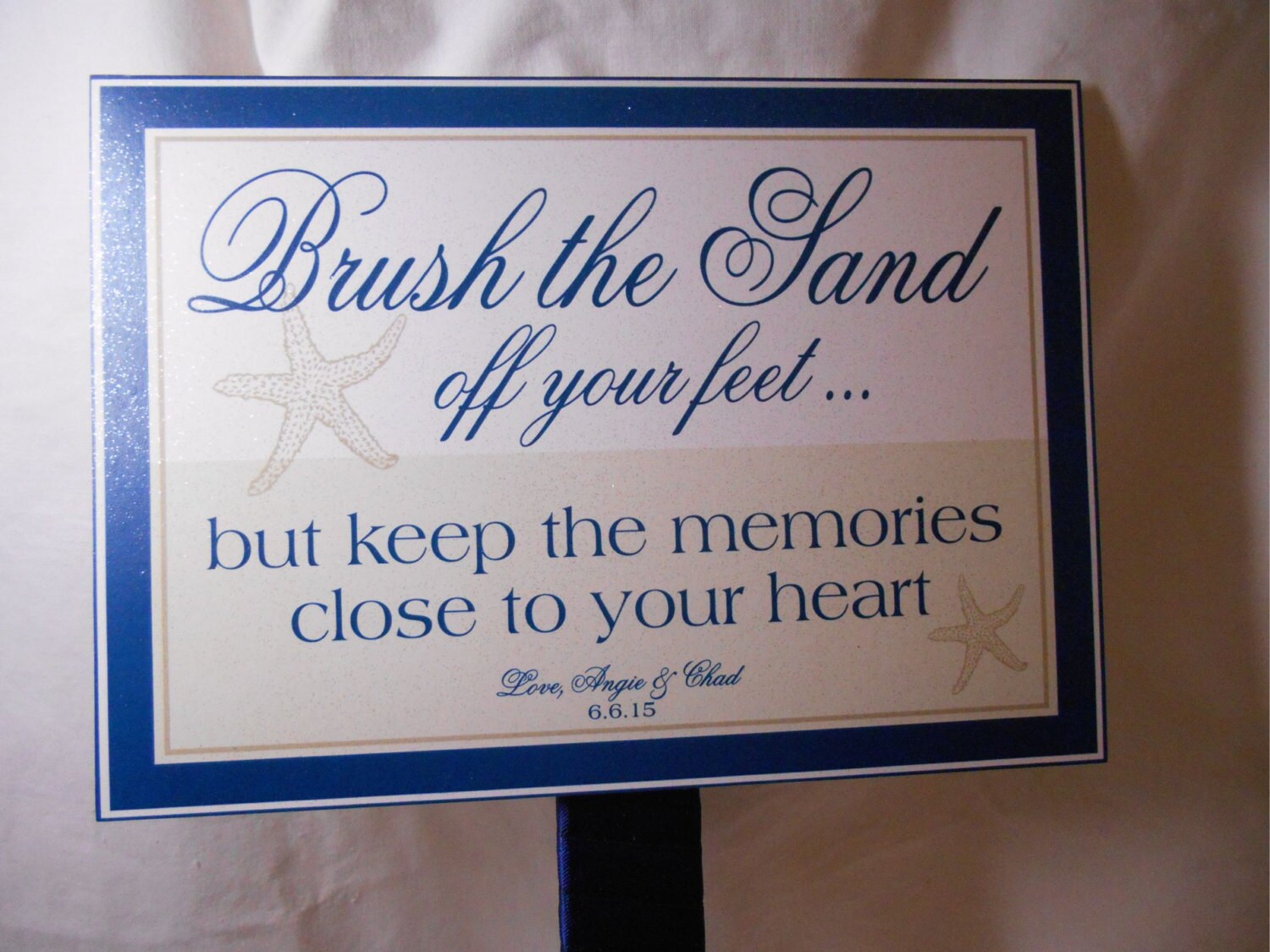 Sand Paint Brush Sign Beach Destination Wedding Sign Sand - Etsy