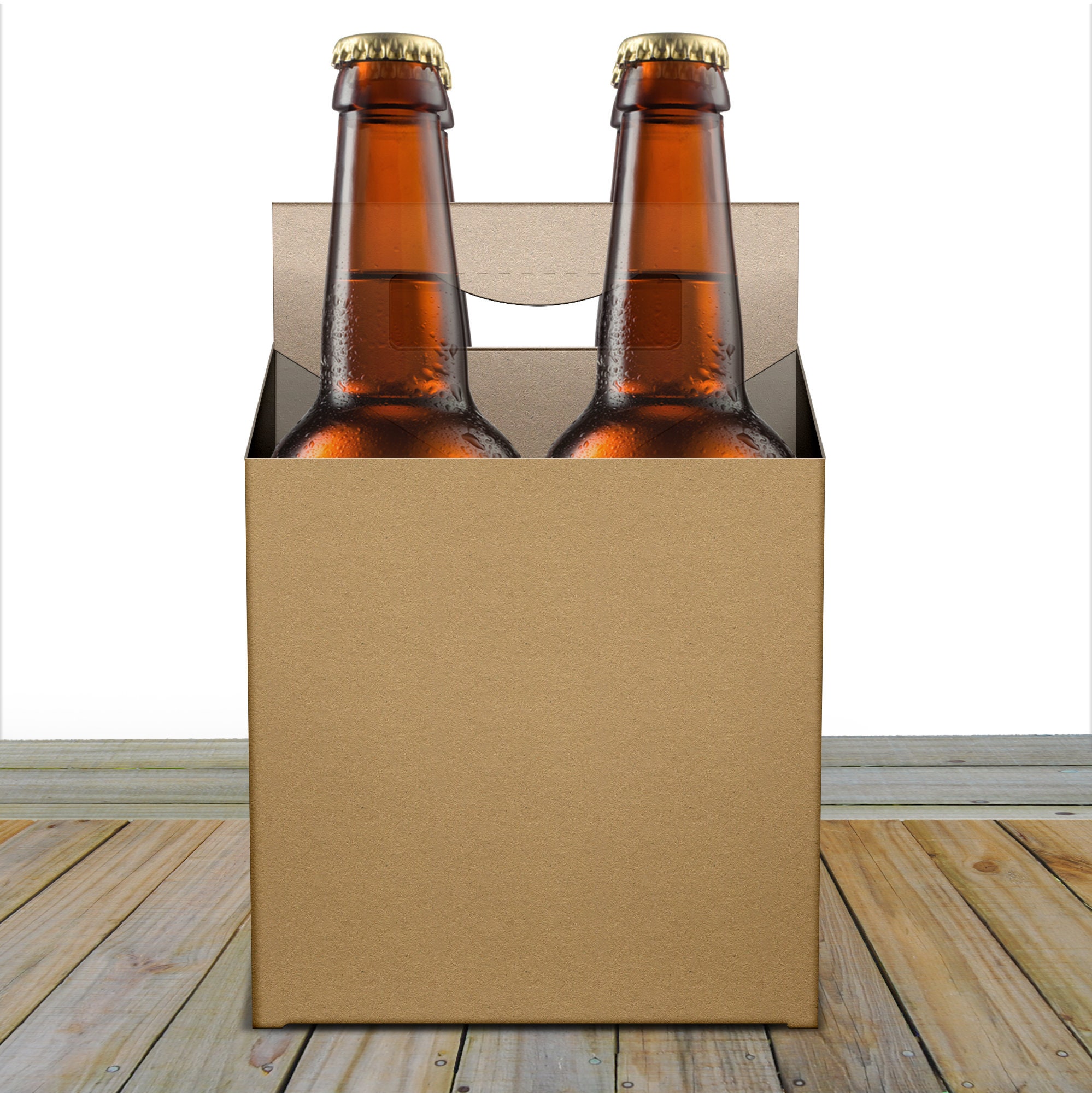 Beer Carton and Label Personalized Four Pack Box & Label | Etsy