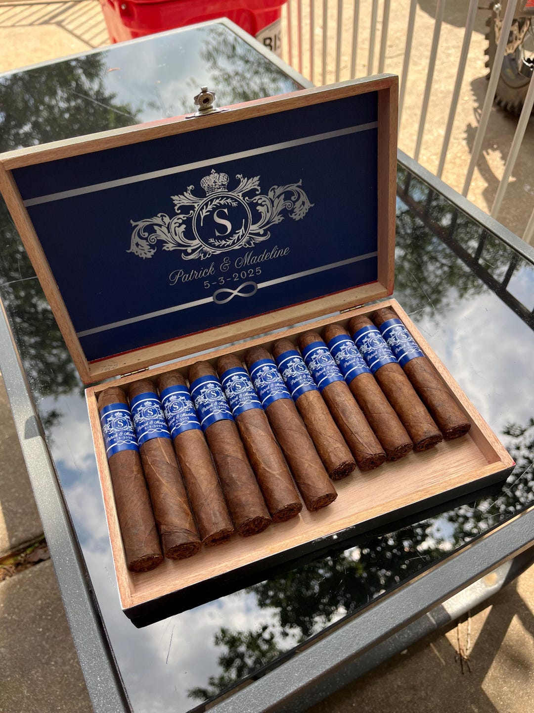 Custom Cigar Box Sign - Personalized Design to Match Our Cigar Bands ...