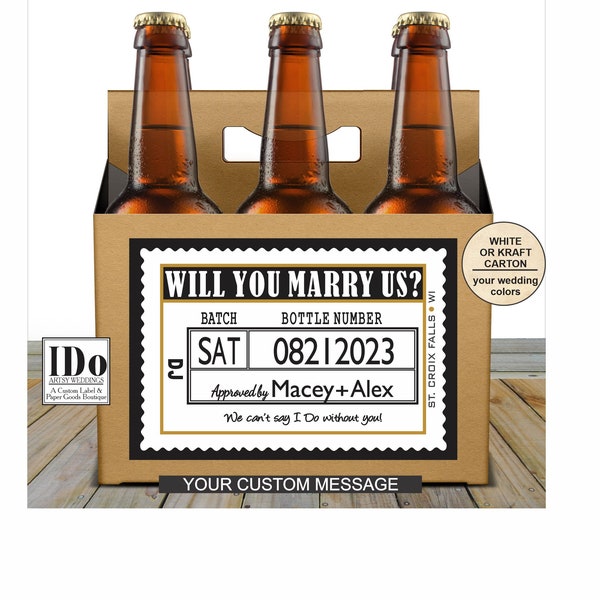 Beer Six Pack Carton - Etsy