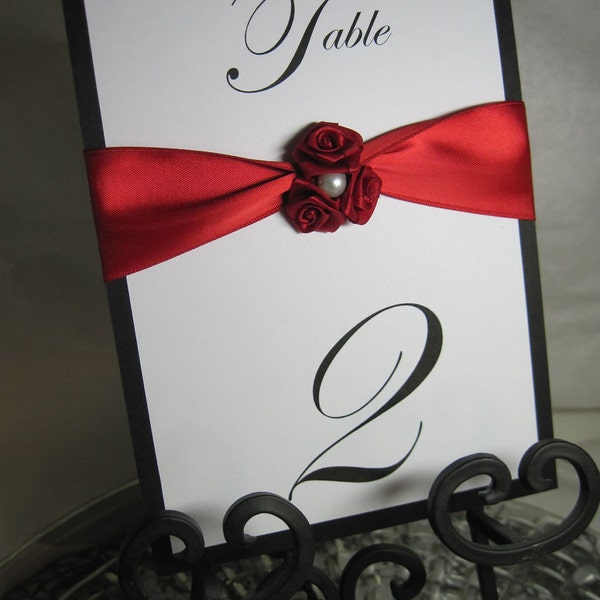Formal Table Number - Etsy