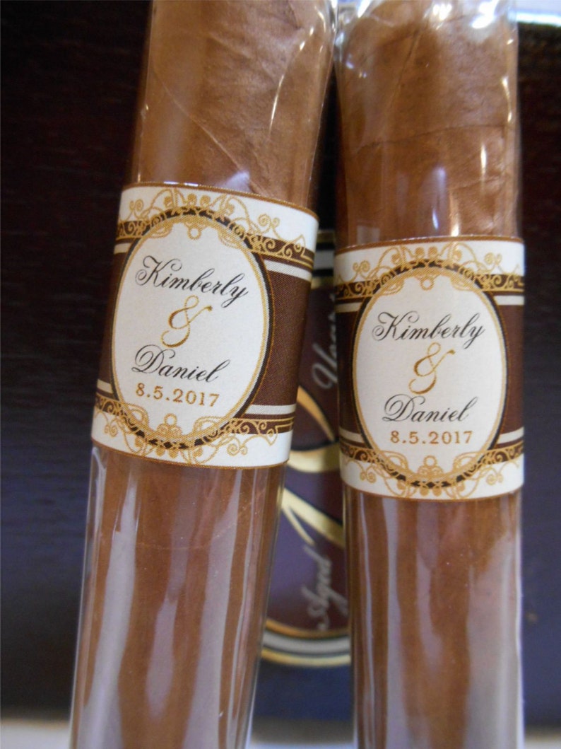 Custom Cigar Bands Wedding Party Labels Groomsmen Cigar - Etsy