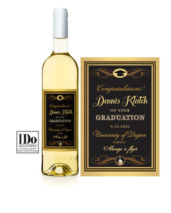Graduation Labels, Grad Gifts, College Graduation, Champagne Labels ...