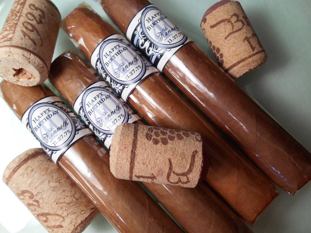 Birthday Cigar Bands - Cigar Bands - Custom Cigar Bands - Reception ...
