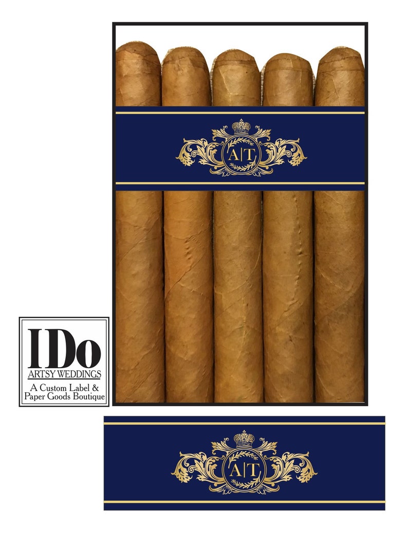 Wedding Cigar Bands Custom Printed for You Cigar Labels - Etsy