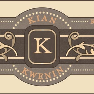 Logo ROLO Labels - Custom Printed - Personalized With Your Monogram ...