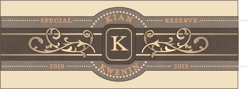 Logo ROLO Labels - Custom Printed - Personalized With Your Monogram ...