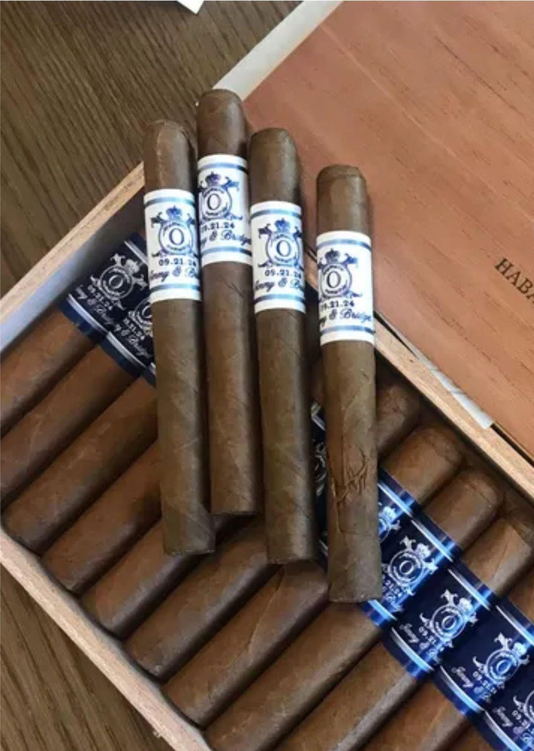 Personalized Wedding Cigar Bands - Custom Printed for You - Cigar ...