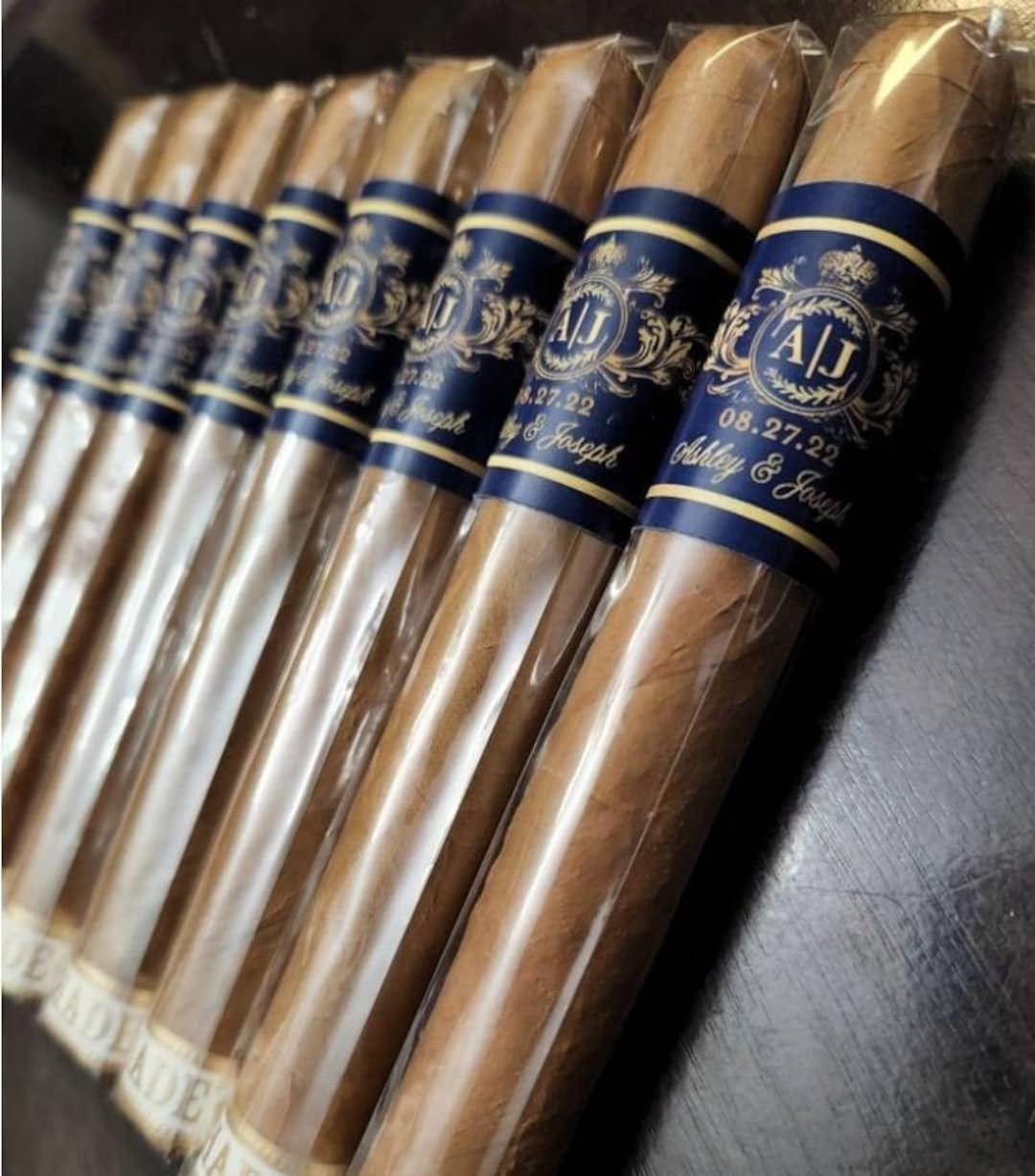 Wedding Cigar Bands - Custom Printed for You - Cigar Labels for Wedding ...