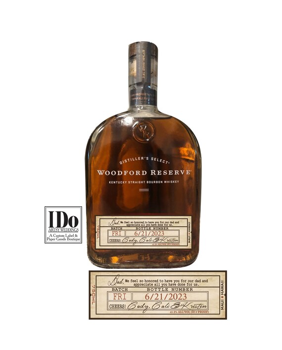Father's Day Gift - Custom Dad Label - Dad's Liquor Labels - Bourbon ...