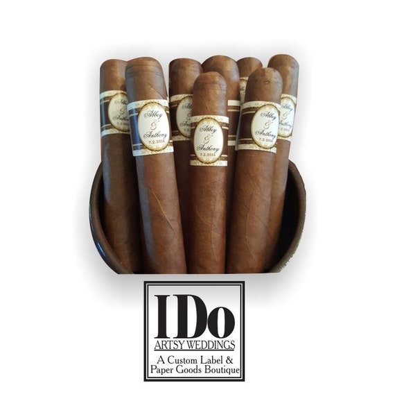 Custom Cigar Bands - Happy Birthday Cigars - Wedding Party Labels ...
