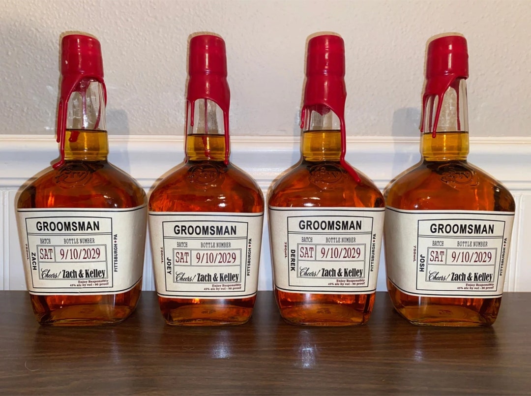 Be My Groomsman Wedding Party Labels Proposal for Groomsmen Best Man ...