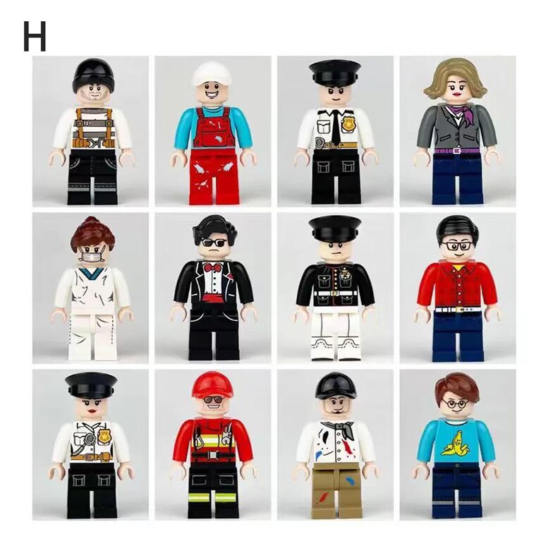 Career Character for Construction Building Block, Career Figure Sets ...